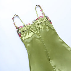 Spring Bling Satin Mini Dress – Fiel Shop